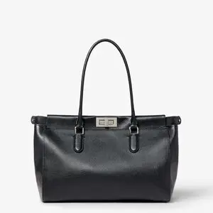 Fendi Peekaboo Tote Small Black Leather Bag - [black]